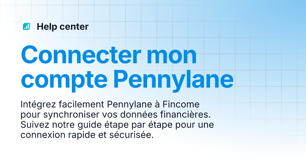 Connecter mon compte Pennylane | Help center